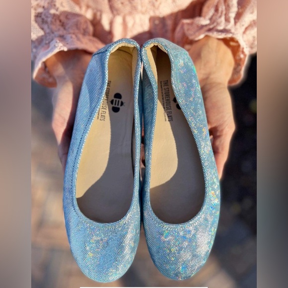 The Storehouse Flats | Shoes | Aquamarine Sparkle Colored Ballet Flats ...
